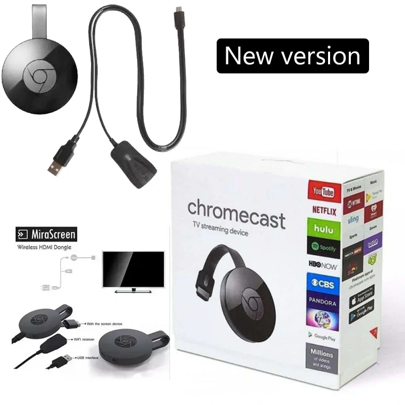 Google Chromecast HDMI Dongle Anycast Wifi Display - eshop.lk