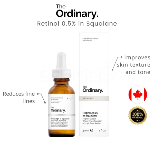 The ordinary Retinol 0.5% in Squalane Original Canada - eshop.lk