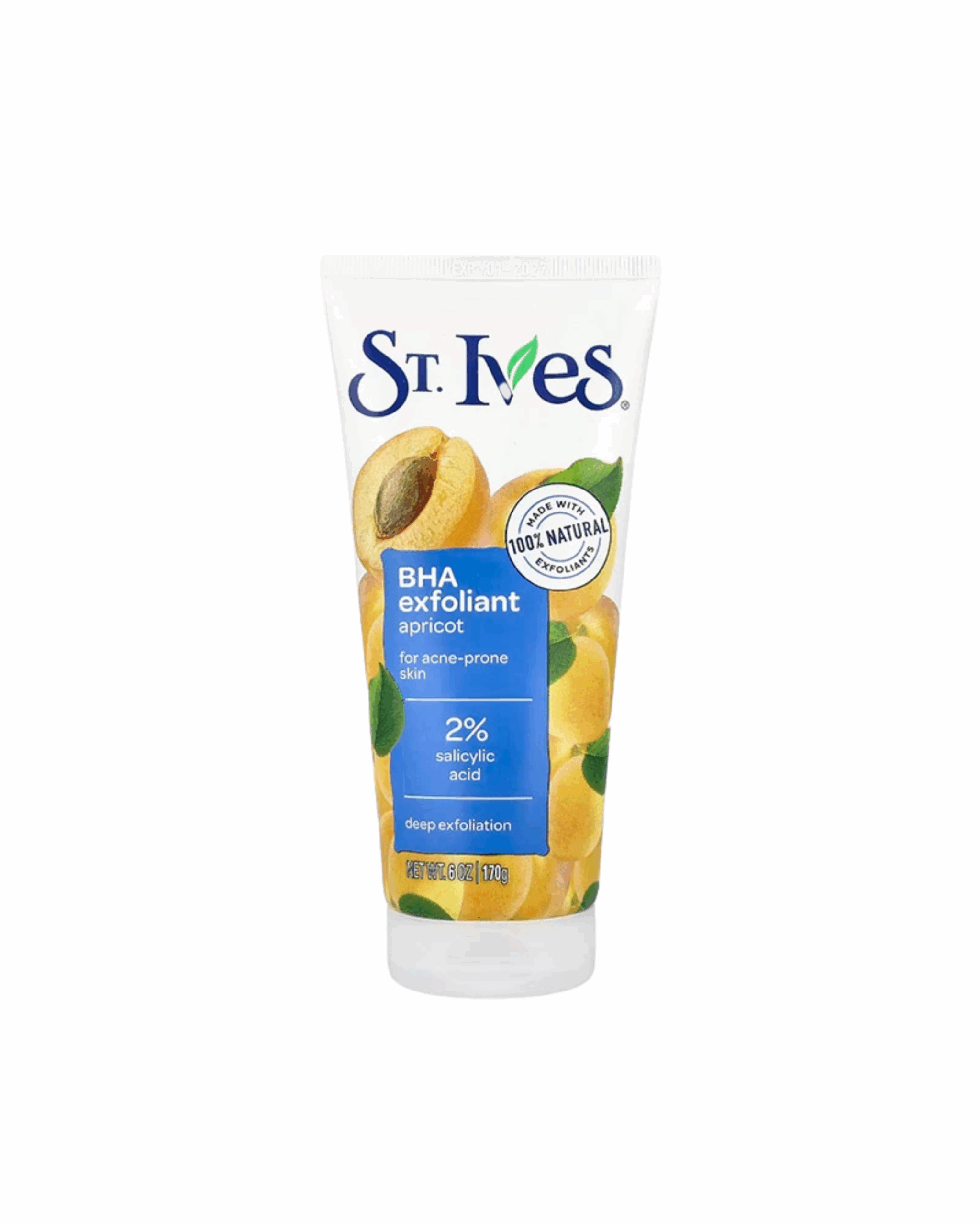 St.Ives BHA Face Exfoliant Apricot Facial Exfoliator for Acne Prone ...